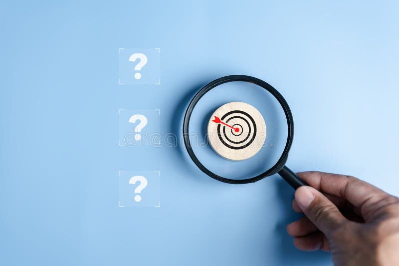 Magnifier Focus To Target Solution Target Which among Question Icon ...