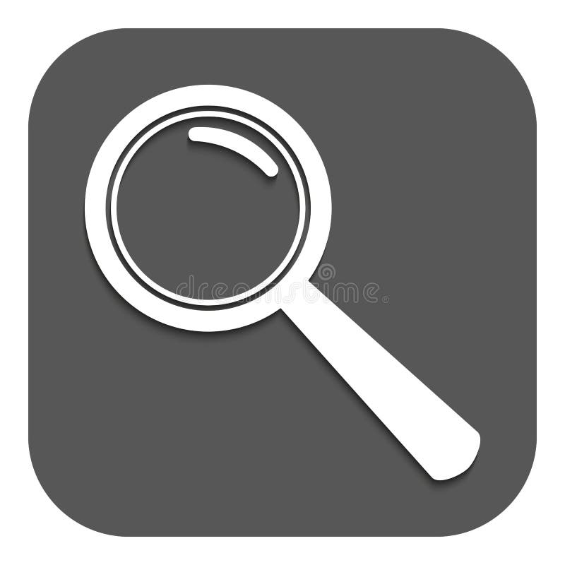 Magnifier Glass. Search Icons. Vector Stock Vector - Illustration of ...