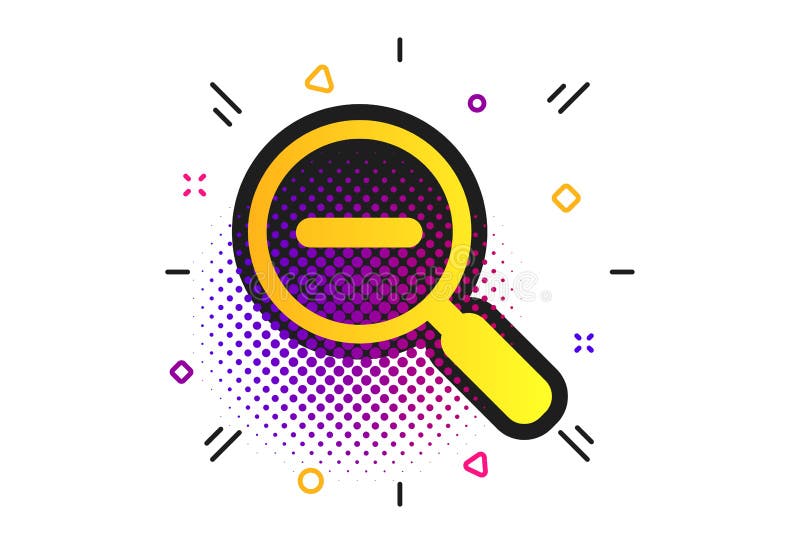 Magnifier Glass Sign Icon. Zoom Tool. Navigation. Vector Stock Vector ...