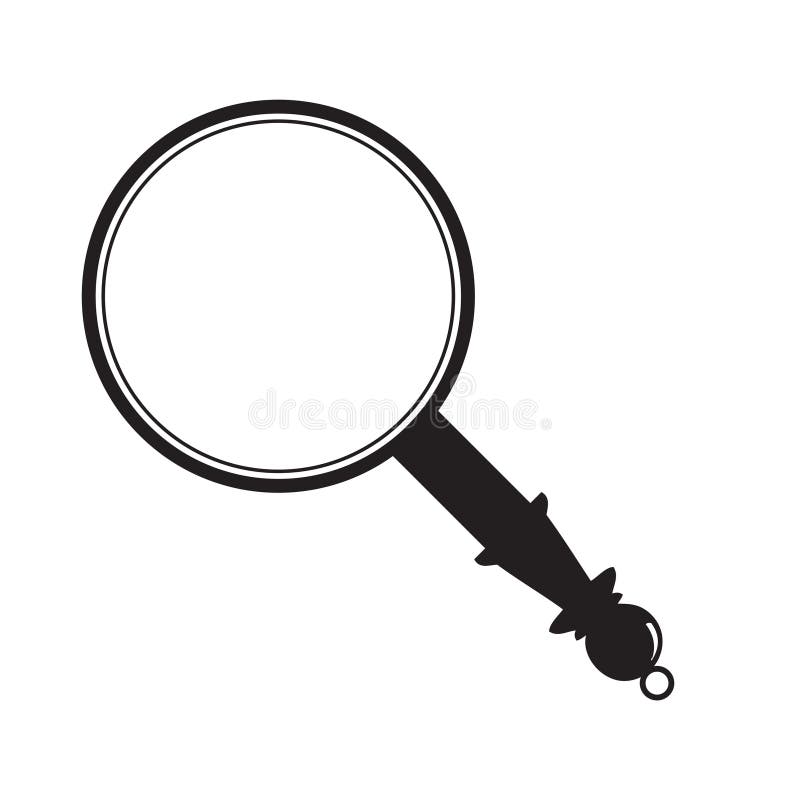 Magnifier Hand-drawn Vector Image Stock Vector - Illustration of search ...