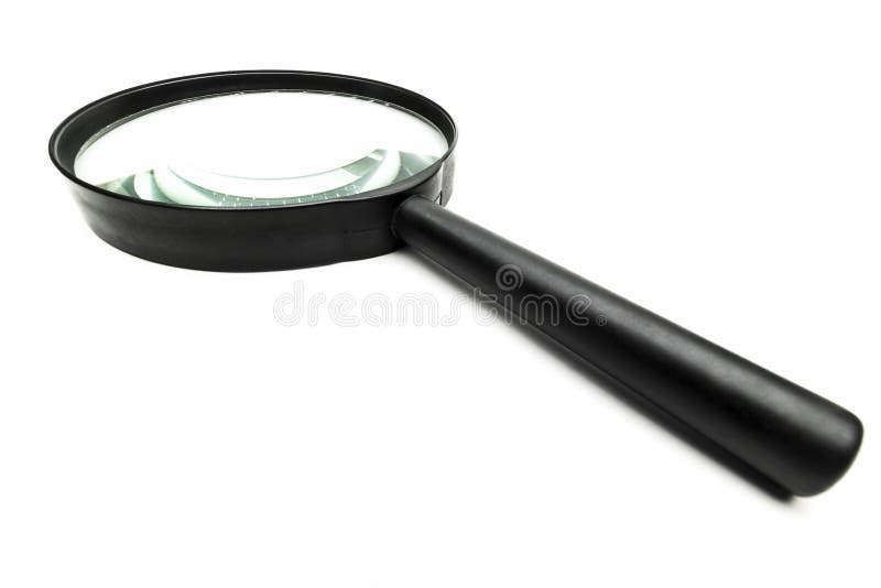 Magnifier with a handle stock photo. Image of magnification - 100696090