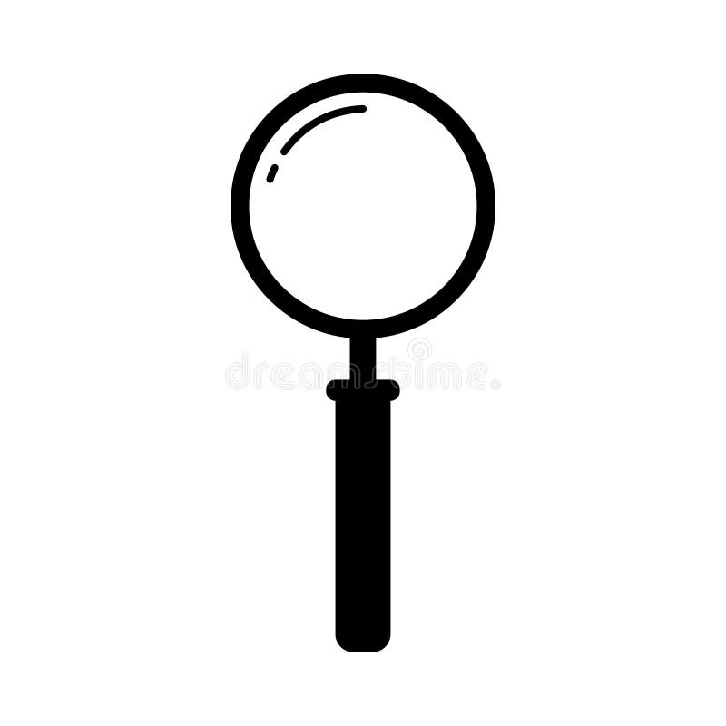Magnifier Icon. Cartoon Illustration of Magnifier Vector Icon for Web ...