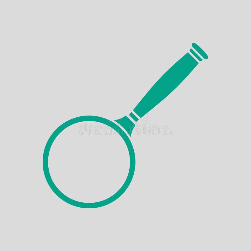 Magnifier Icon stock vector. Illustration of vector - 209973707