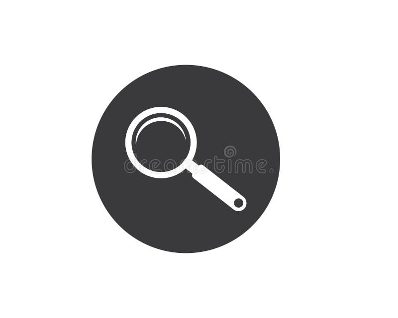 Magnifier Icon Logo Vector Illustration Design Stock Vector ...