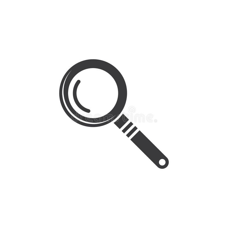 Magnifier Icon Logo Vector Illustration Design Stock Vector ...