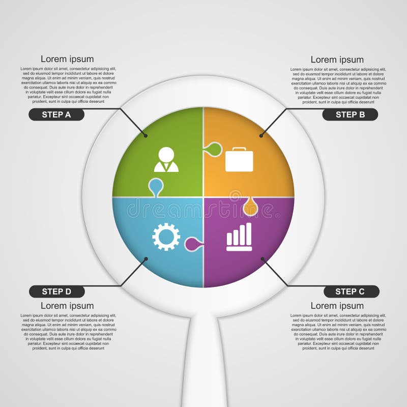Circle Infographic Template. Process Wheel. Vector Pie Chart Stock ... Circle Infographic Template. Process Wheel. Vector Pie Chart Stock ...