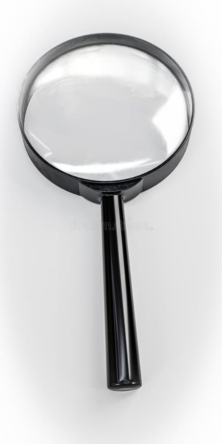 Magnifier Isolated on Transparent Background Stock Illustration ...