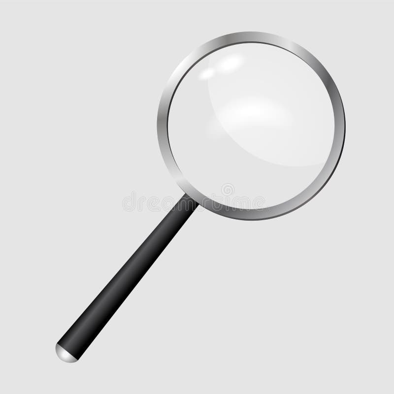 Realistic Vector Magnifying Glass Stock Vector - Illustration of ...