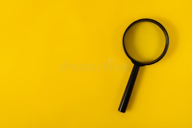 Magnifier Yellow Circle Icon Stock Photos - Free & Royalty-Free Stock ...