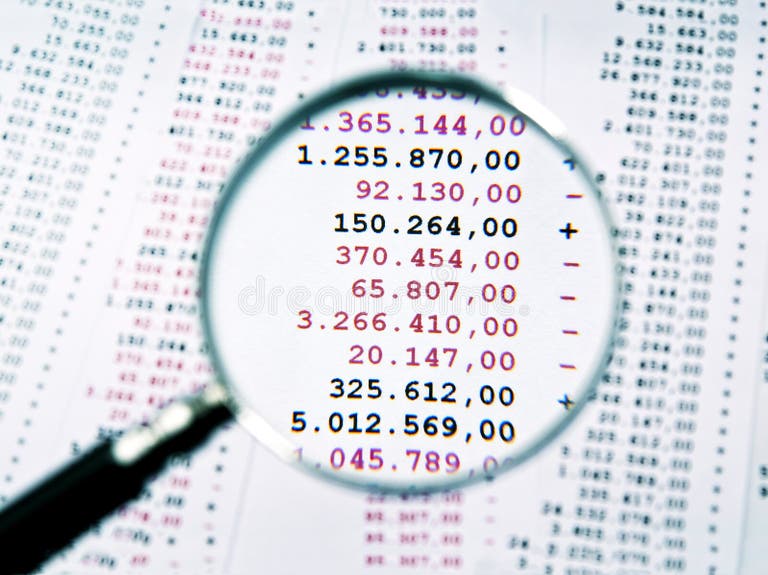 Magnifier Focussed High Sums Stock Photo - Image of lupe, deficit: 31430118