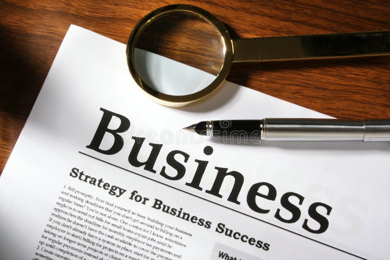 Eye Chart for Business Success and Glasses Stock Photo - Image of blur ...