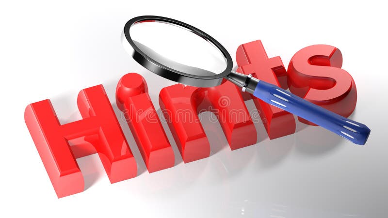 Hint Letters Stock Illustrations – 90 Hint Letters Stock Illustrations ...