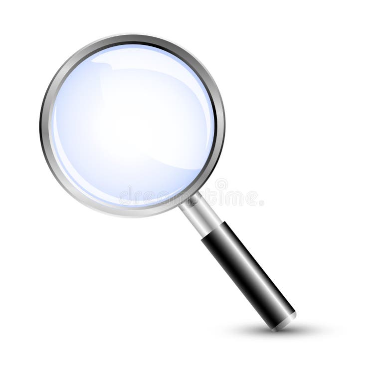 Magnifier, Search, Security Stock Illustration - Illustration of design ...
