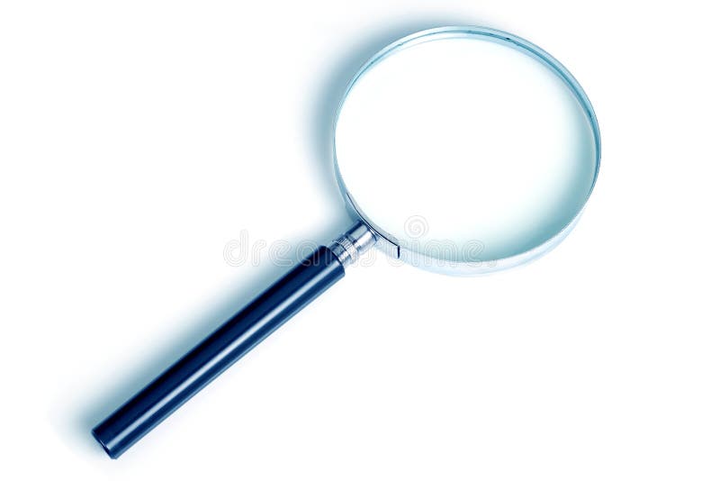 Magnifier To Find and Enlarge. Stock Illustration - Illustration of ...