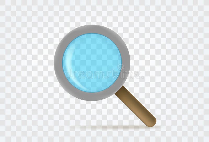 Magnifier Vector Icon Isolated Vector Icon Which Can Easily Modify or ...