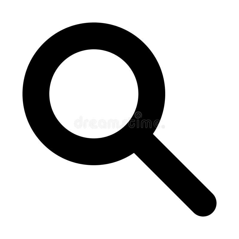 Magnifier Vector Icon Which is Suitable for Commercial Work and Easily ...