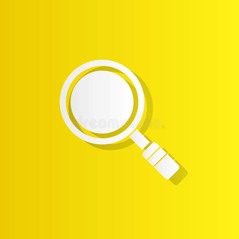 Man with Magnifier on White Background. Isolated 3D Illustration Stock ...