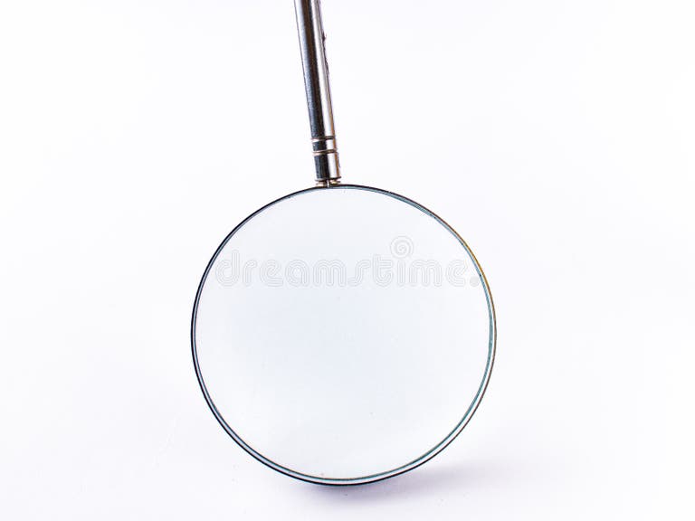 Magnifying Class Isolated Stock Image. Stock Image - Image of ...