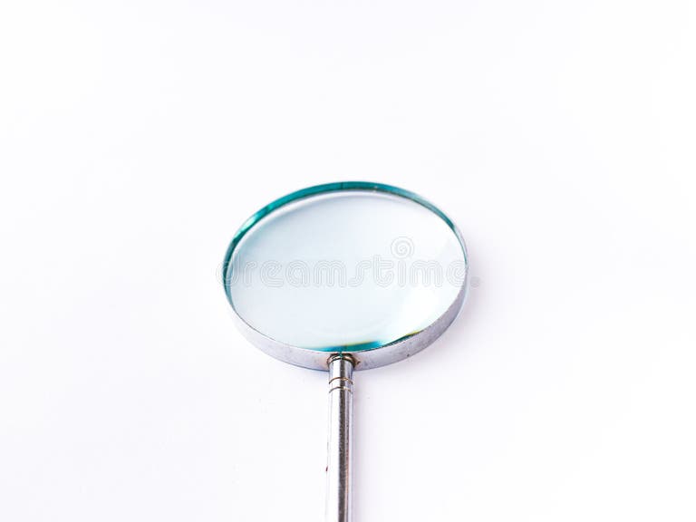 Magnifying Class Isolated Stock Image. Stock Photo - Image of class ...