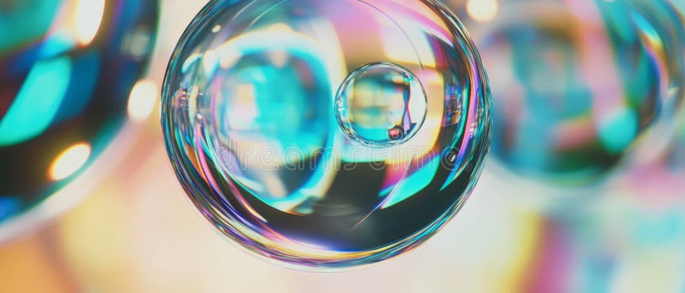 Magnifying Effect of Glass Lenses with Vibrant Colors and Smooth ...