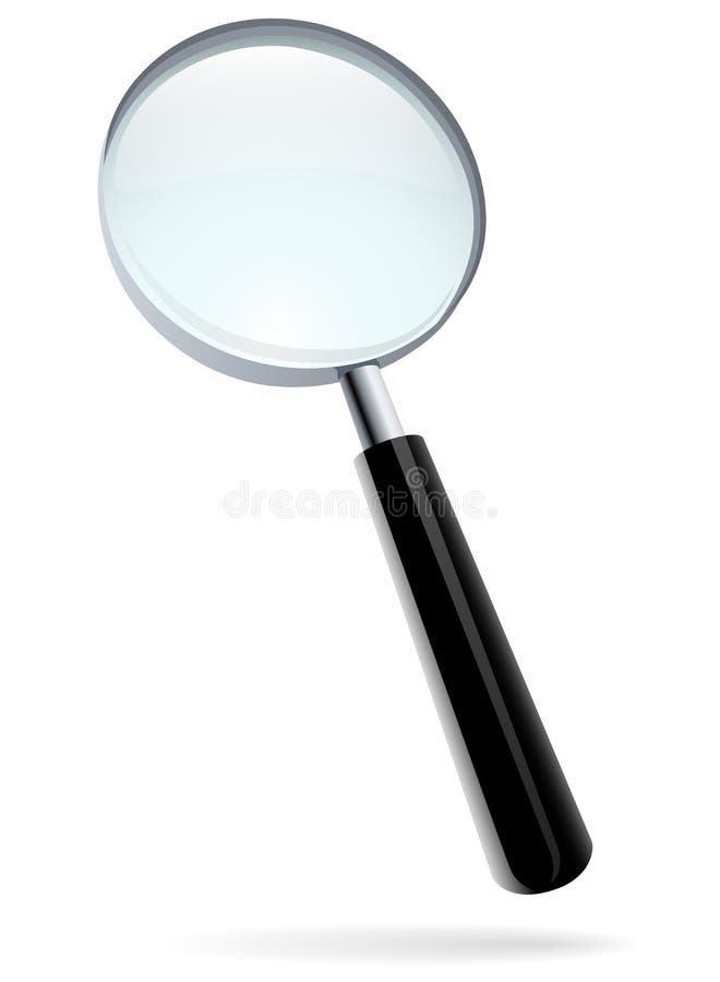 Transparent Magnifying Glass in 4 Different Color Variations Stock ...