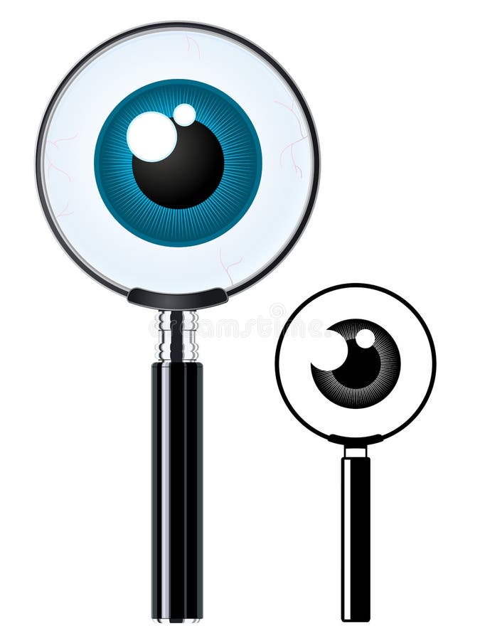 Eye Spy stock vector. Illustration of detective, shadow - 18619439