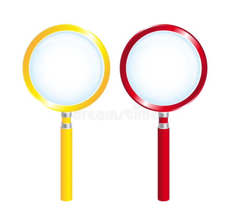Large Red Magnifying Glass Stock Illustrations – 660 Large Red ...