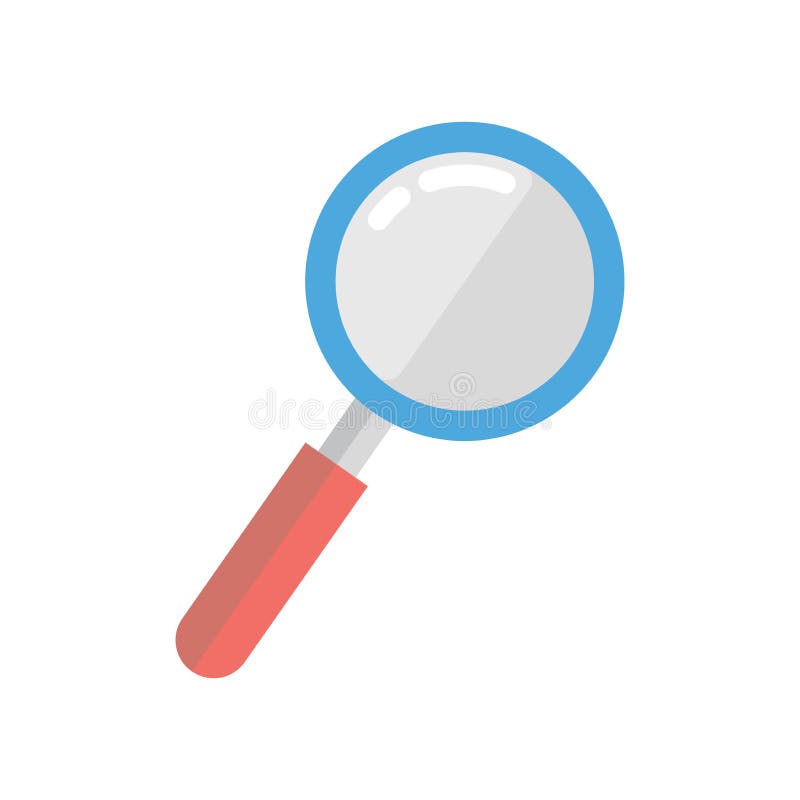 Magnifying Glass Vector with Question Mark for Searching the Answers ...