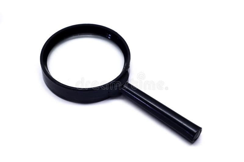 Magnifying Glass Looking Lens Magnify Isolated Stock Image - Image of ...