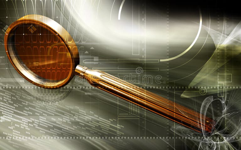 Brown Magnifying Glass Stock Illustrations – 3,937 Brown Magnifying ...