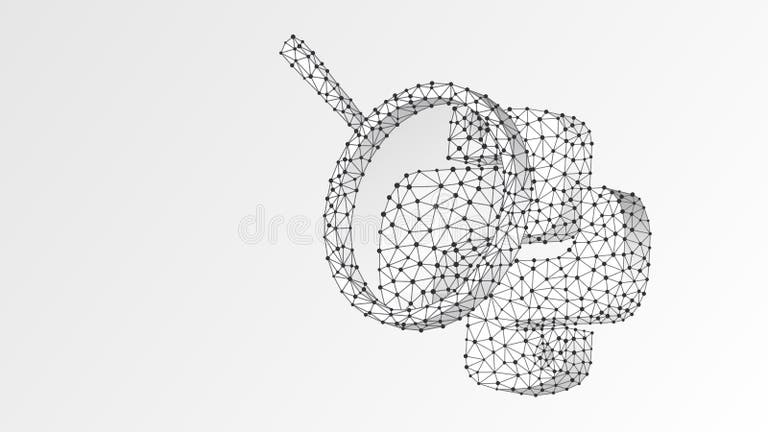 Magnifying Glass Analysis Python Coding Language Stock Illustrations ...