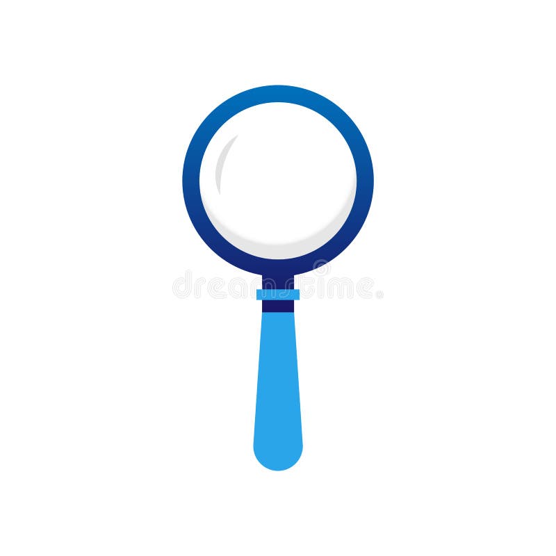 Magnifying Glass Brochure Element Design Stock Vector - Illustration of ...