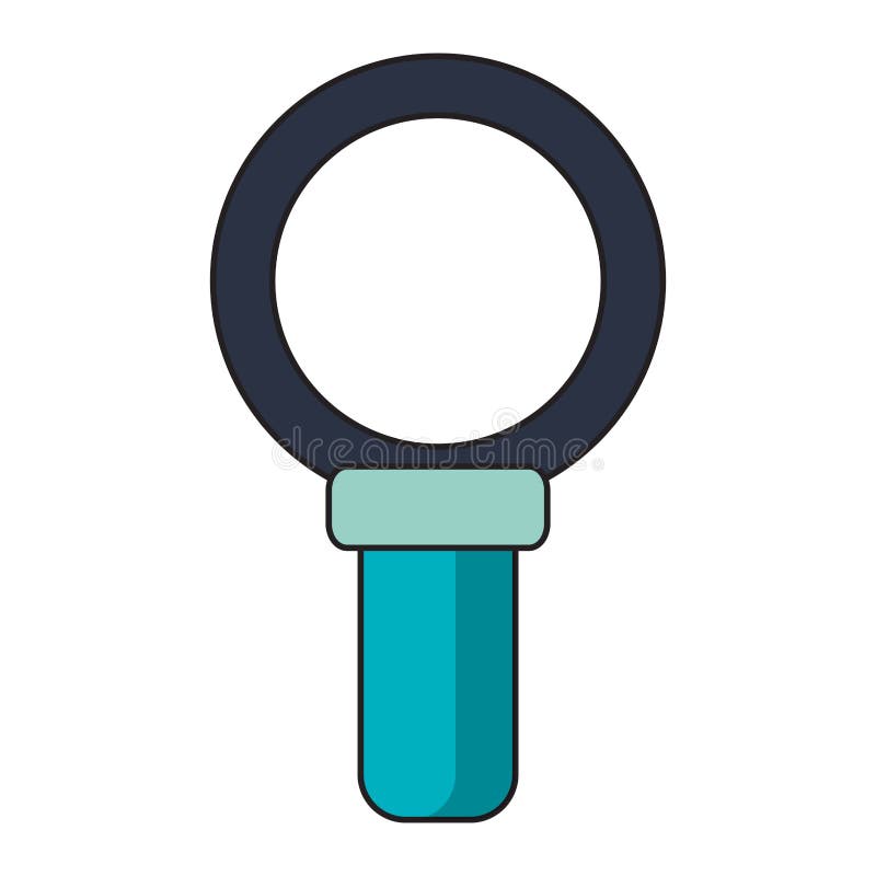 Magnifying glass cartoon stock vector. Illustration of lens - 146845751