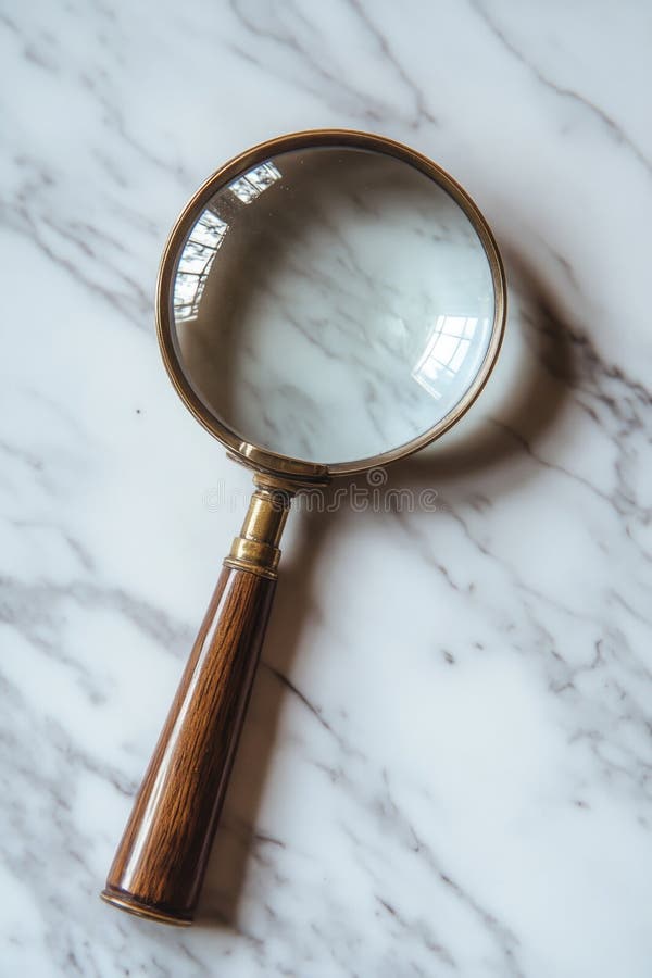 Magnifying Glass Close Up stock illustration. Illustration of close ...