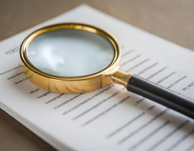 Magnifying Glass, Concept of Information Search and Document ...