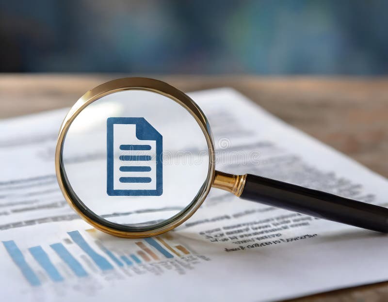 Magnifying Glass, Concept of Information Search and Document ...