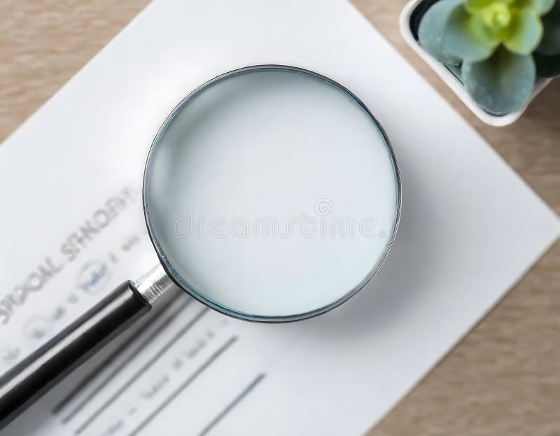 Magnifying Glass, Concept of Information Search and Document ...