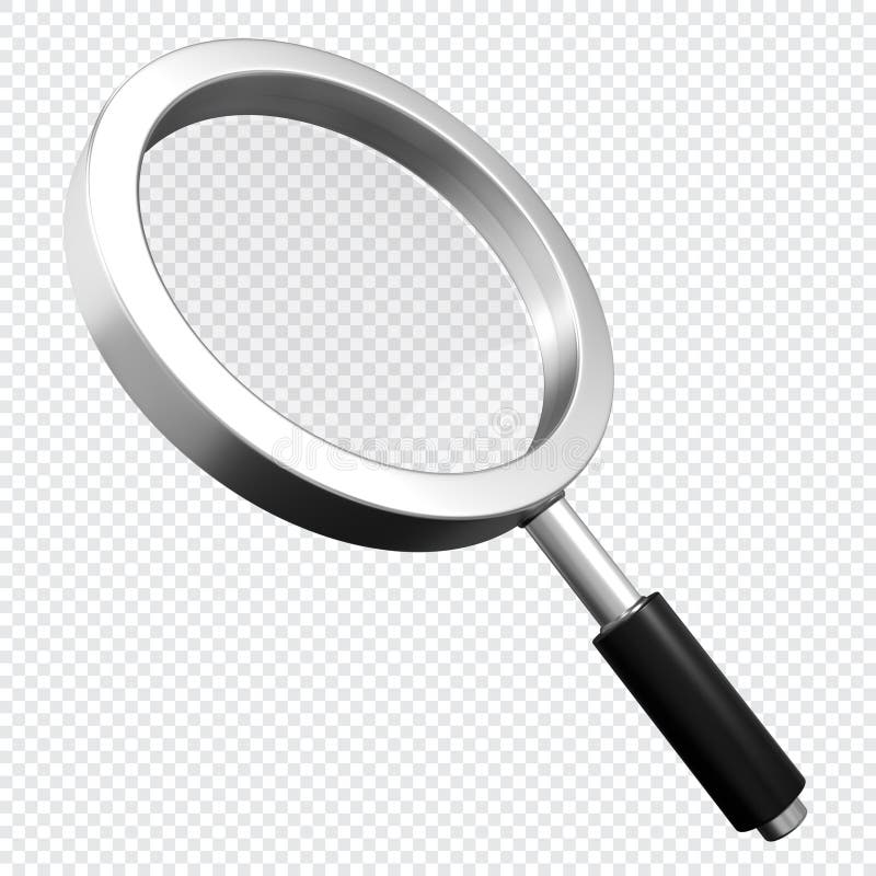 Magnifying Glass Magnifying Glass 3d Icon Realistic Magnifying Glass