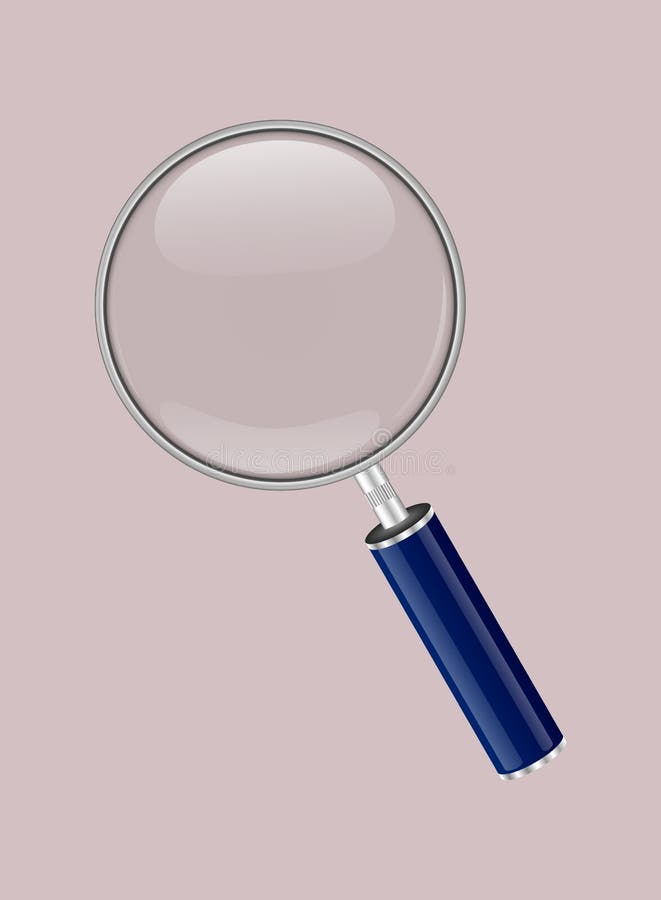 Magnifying glass stock vector. Illustration of isolated - 49702745