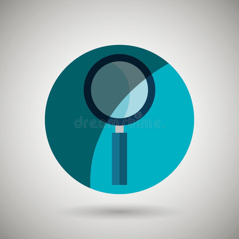 Magnifying glass design stock illustration. Illustration of background ...