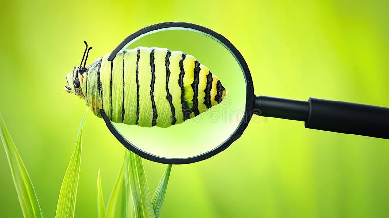 Magnifying Glass Caterpillar Butterfly Stock Photos - Free & Royalty ...