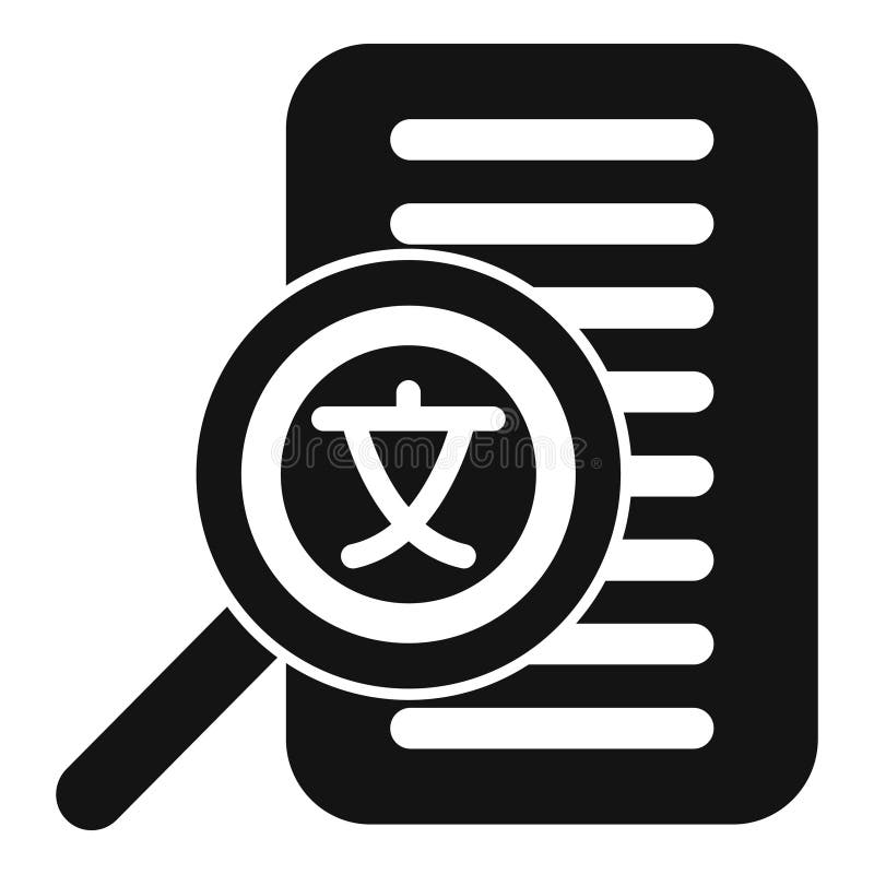 Magnifying Glass Exploring Foreign Language Text for Translation Stock ...