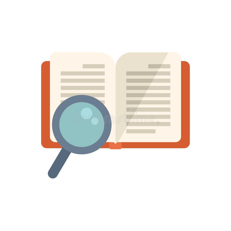 Magnifying Glass Exploring Open Book Seeking Knowledge Stock ...