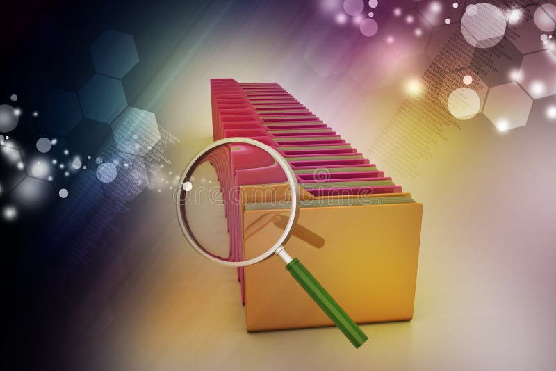 219 Magnifying Glass File Folder Stock Photos - Free & Royalty-Free ...