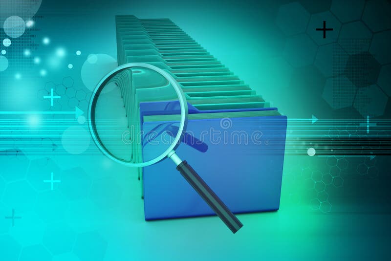237 Folder File Search Magnifying Glass Stock Photos - Free & Royalty ...