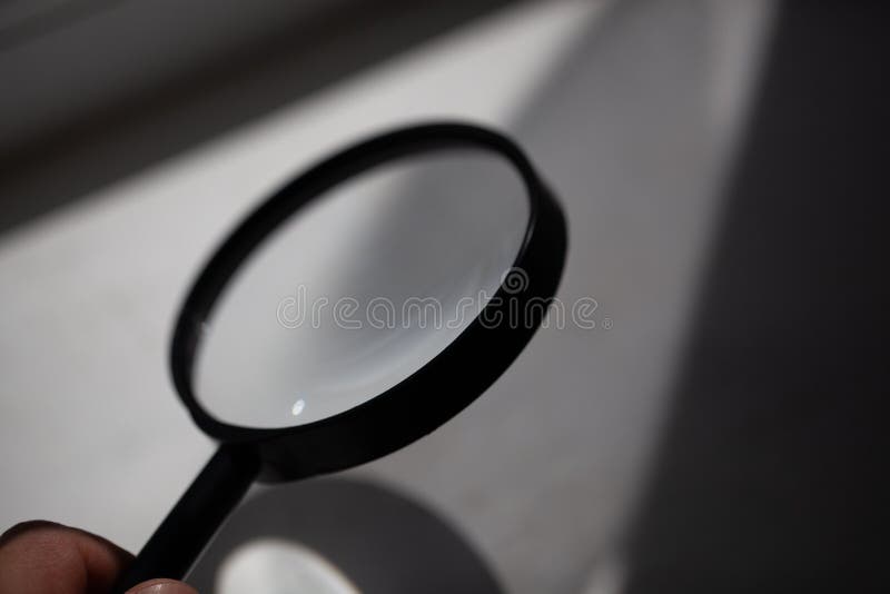 Magnifying Glass with Find Illustrations and Keyboard Stock Image ...