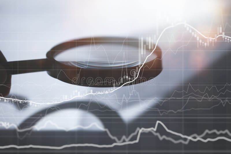 Magnifying Glass with Find Illustrations and Keyboard Stock Image ...