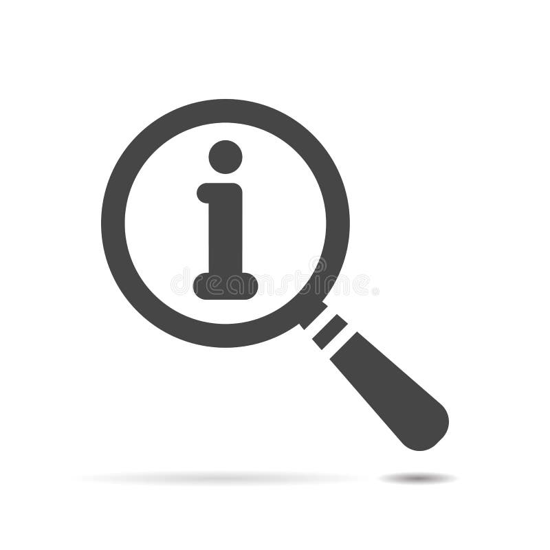 Flat info icon stock vector. Illustration of button - 100851081