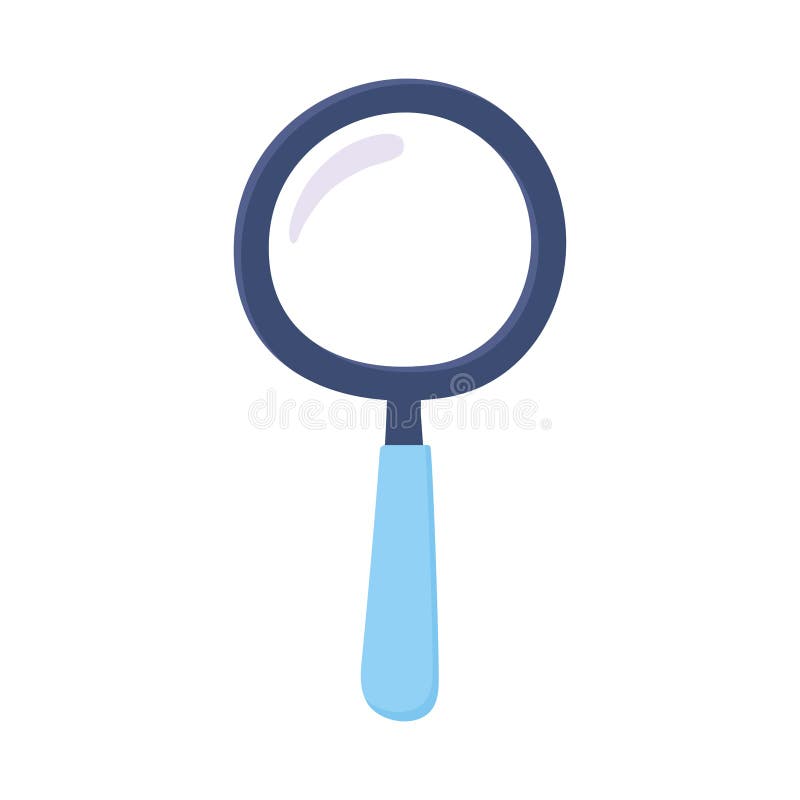 Magnifying glass icon stock vector. Illustration of magnification ...