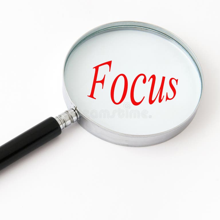 Magnifying Glass with Focus Stock Photo - Image of examine, look: 24651432